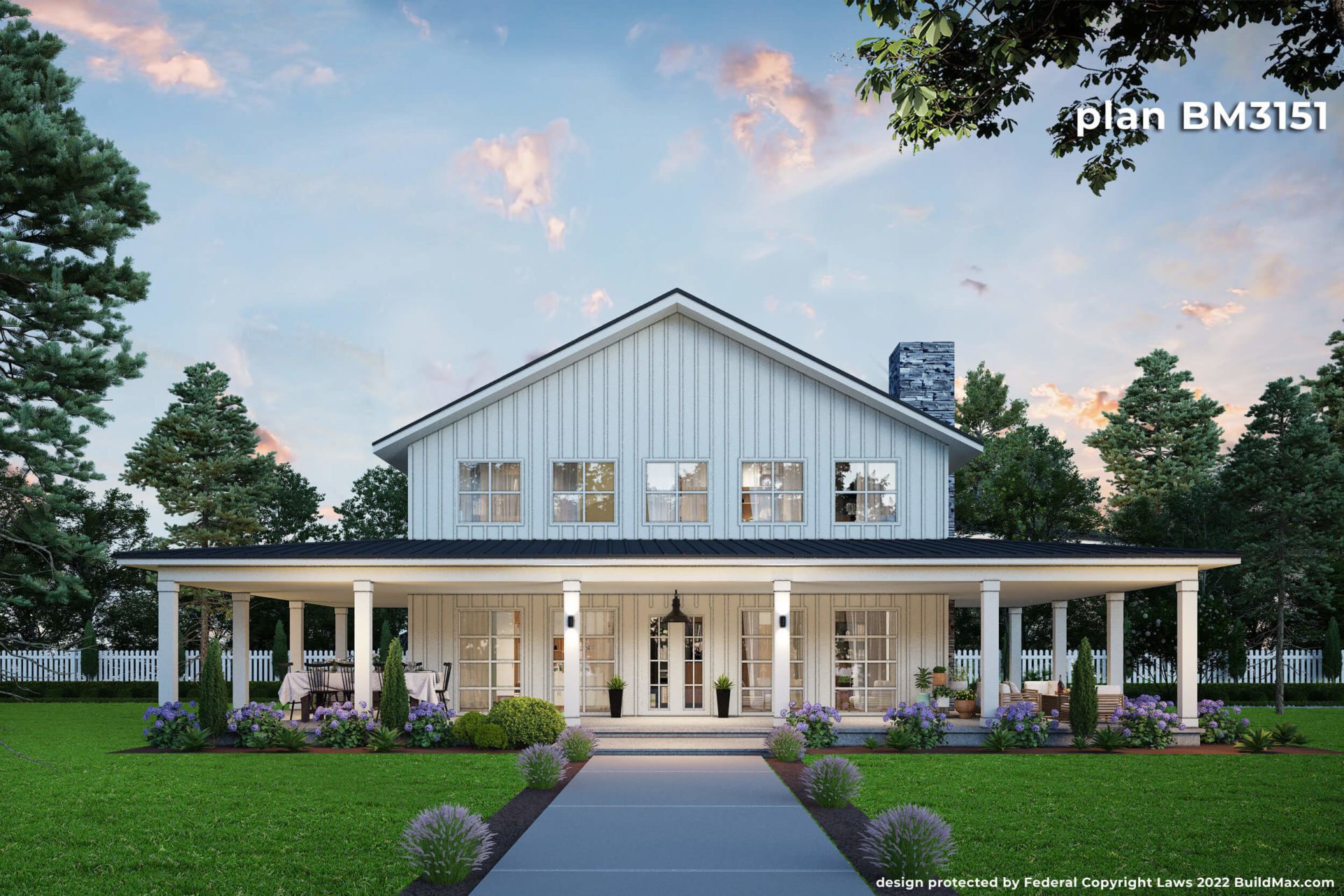 Barndominium Plans - Farmhouse Floor Plans & Designs - BuildMax