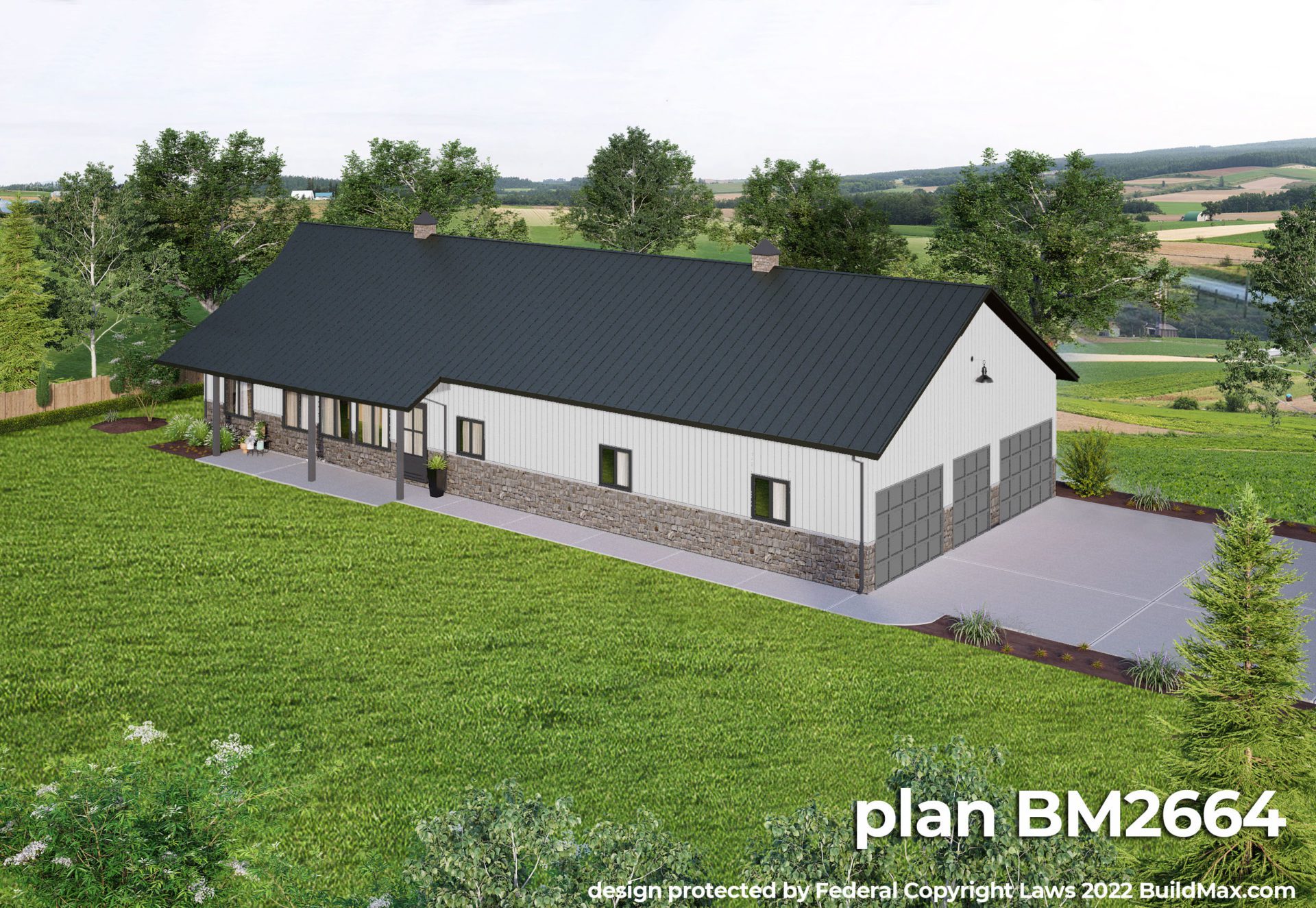 BM2664-Shophouse Floor Plans - Buildmax House Plans