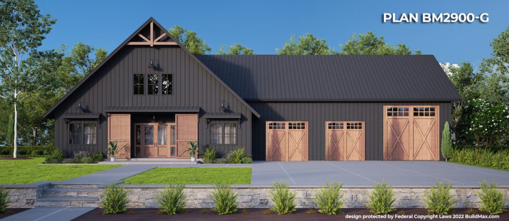 Barndominium Plans - Farmhouse Floor Plans & Designs - BuildMax