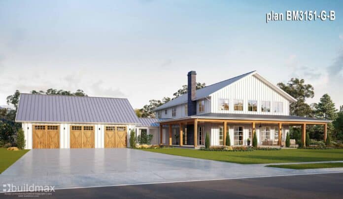 Barndominium Plans - Farmhouse Floor Plans & Designs - BuildMax
