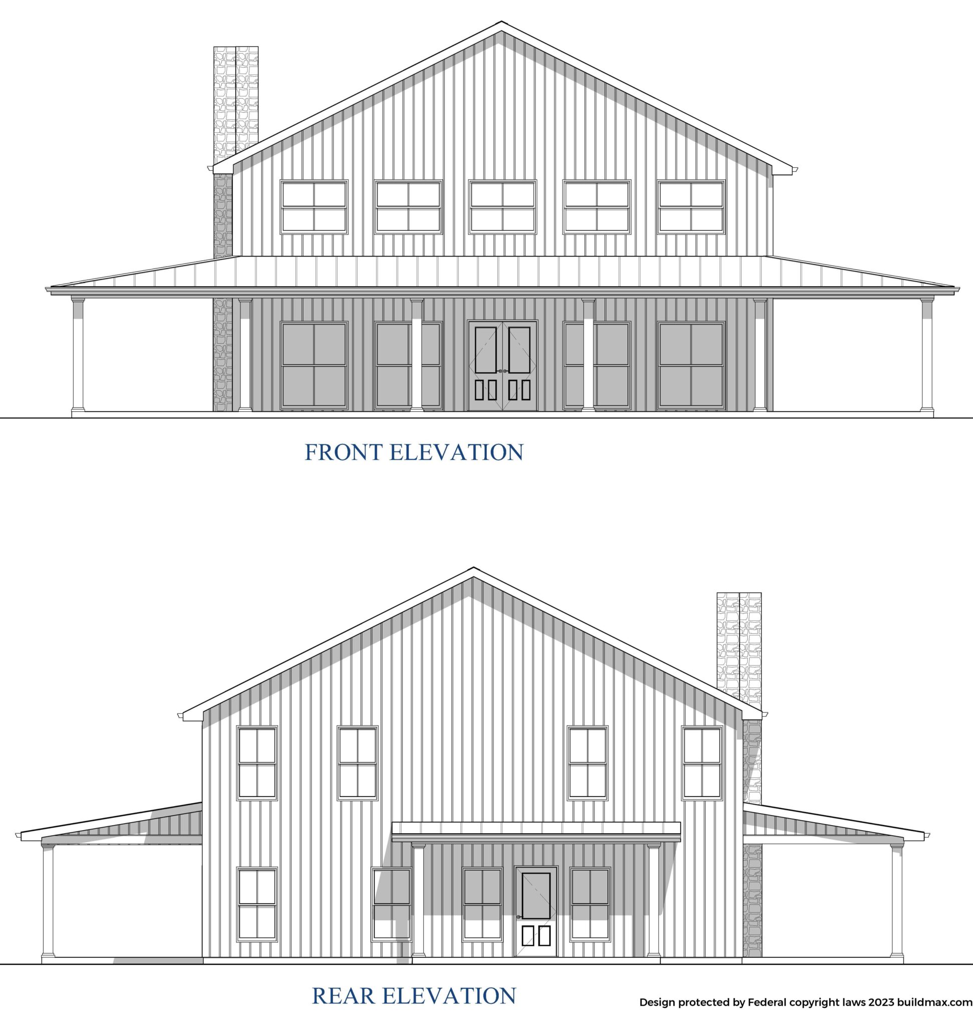 BM3945-Farmhouse Barndominiums